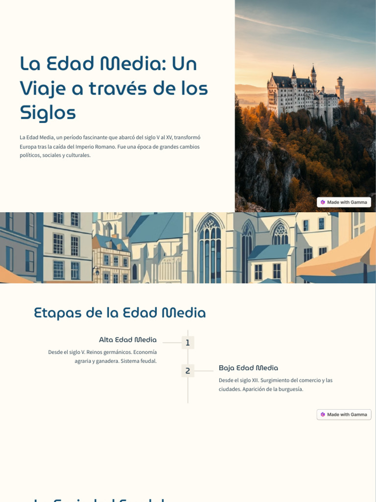 Historia de la Edad Media en Europa | PDF