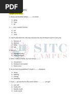 BS-CLS Questions | PDF