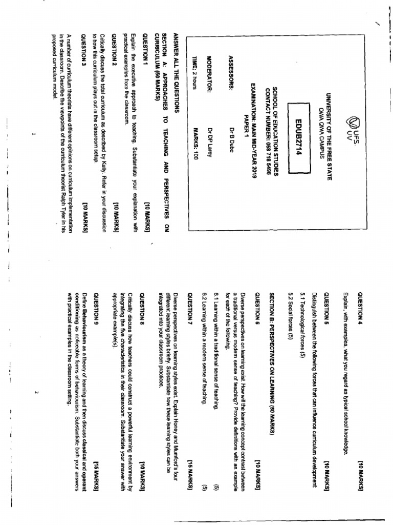 Edub Exam 1 | PDF