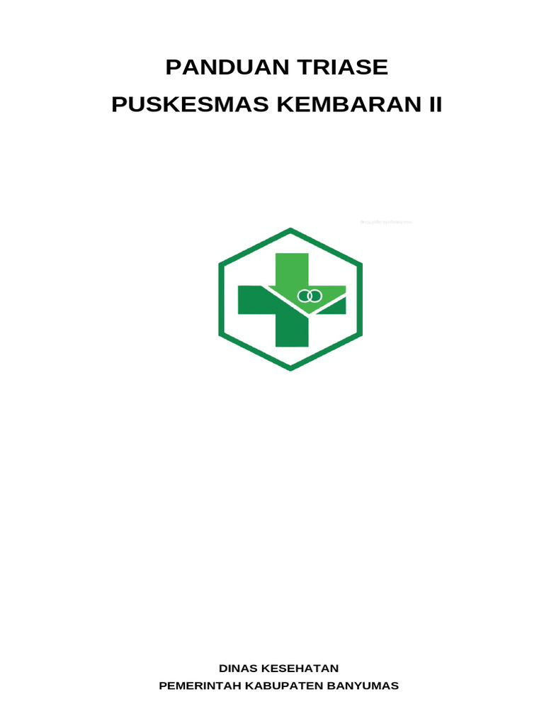 3.3.1.a PANDUAN TRIASE PUSKESMAS KEMBARAN II 2023 | PDF