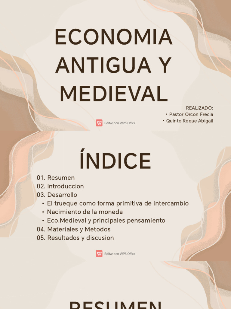 Evolución de la Economía Antigua y Medieval | PDF | Permuta | Monedas