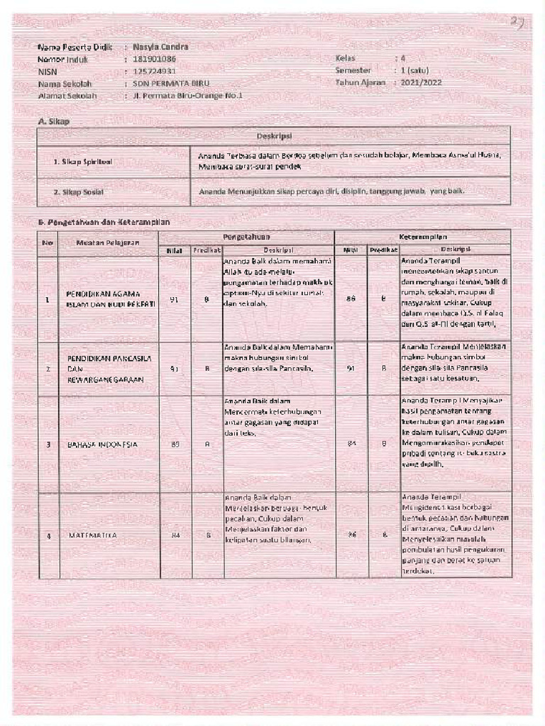 Kelas 4 Smester 1 & 2-Compressed | PDF