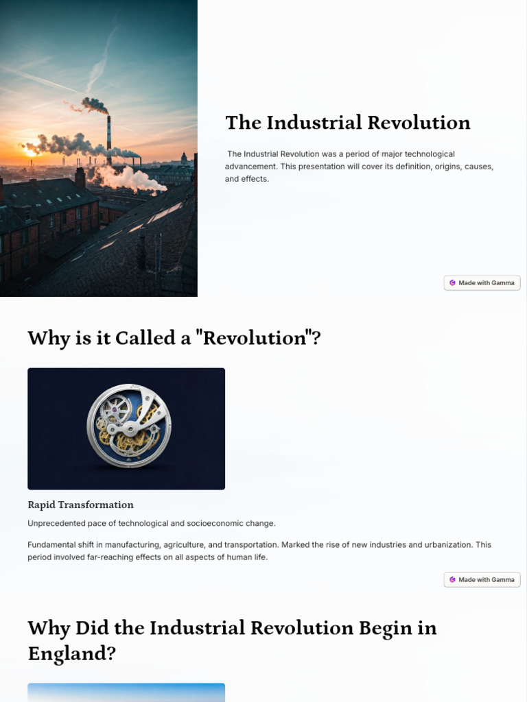 The Industrial Revolution | PDF | Industrial Revolution | Economic Growth