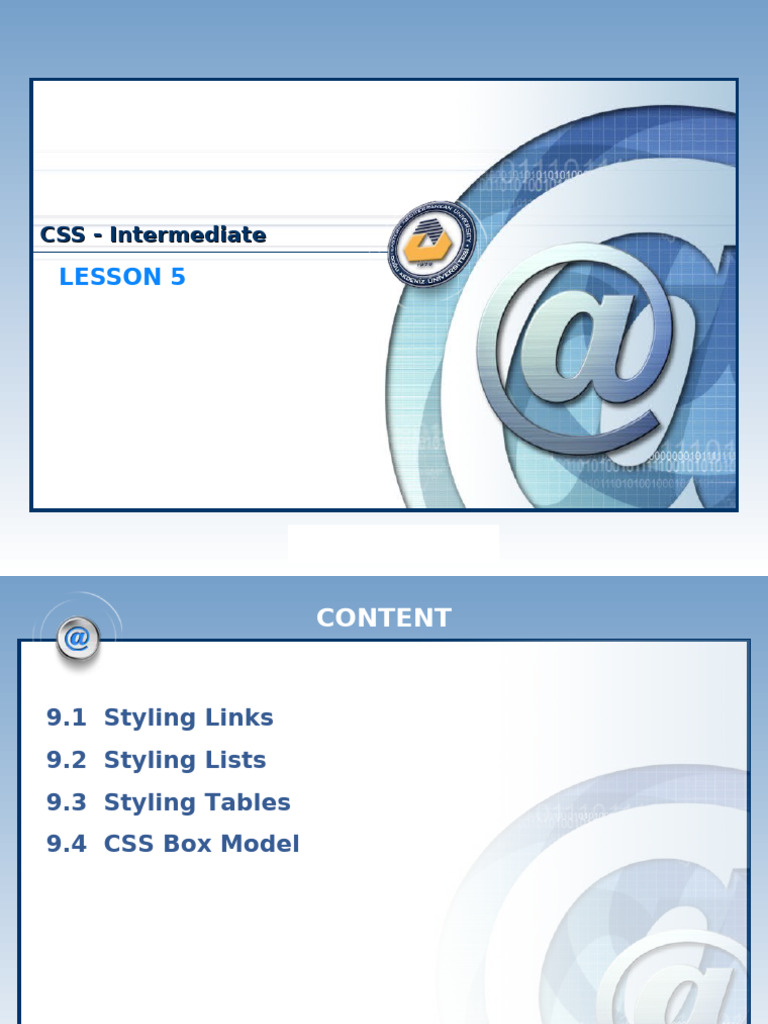 Css Links, Table and Padding | PDF | Html Element | Web Development