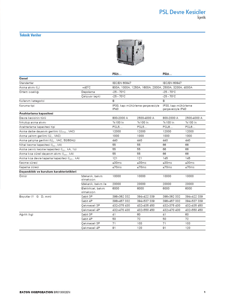 Datasheet PSL | PDF