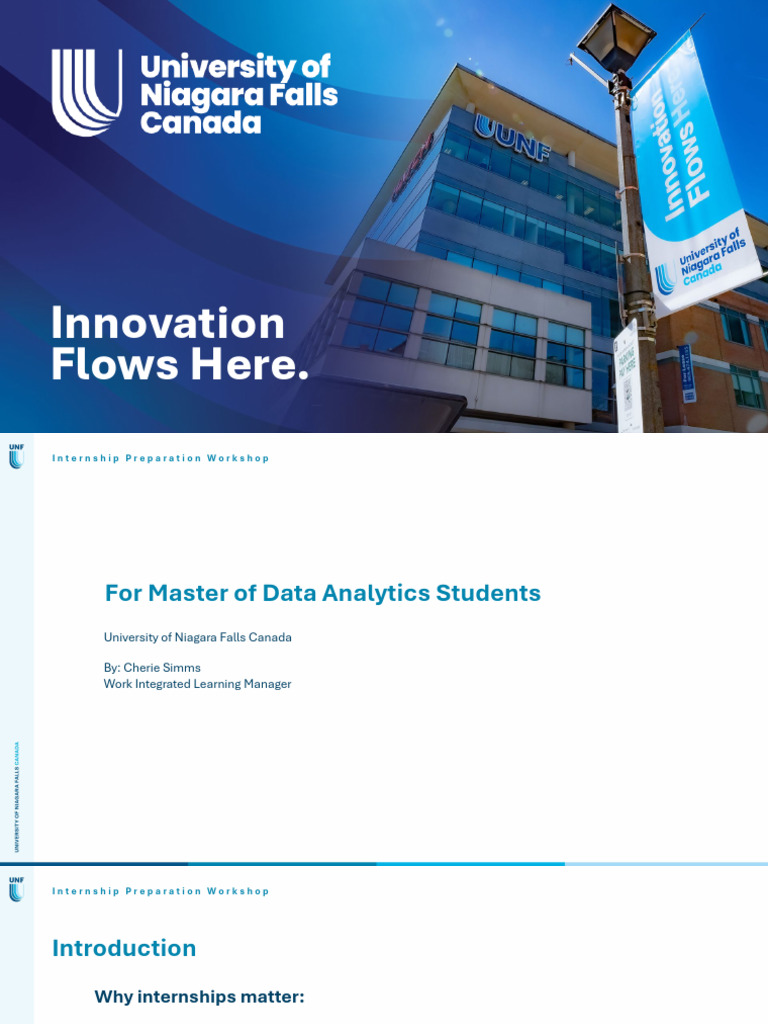 Internship Prep - Information Session - Slide Deck | PDF | Analytics ...