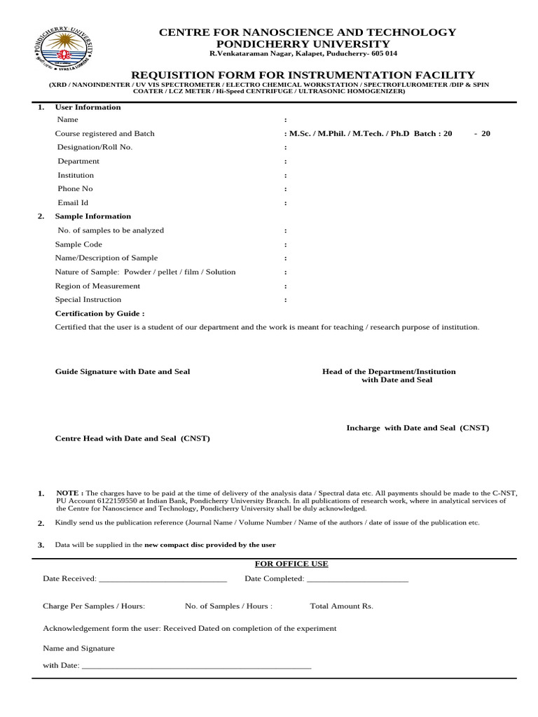 Ontario Lab Requisition Form | PDF | Analytical Chemistry | Scientific ...