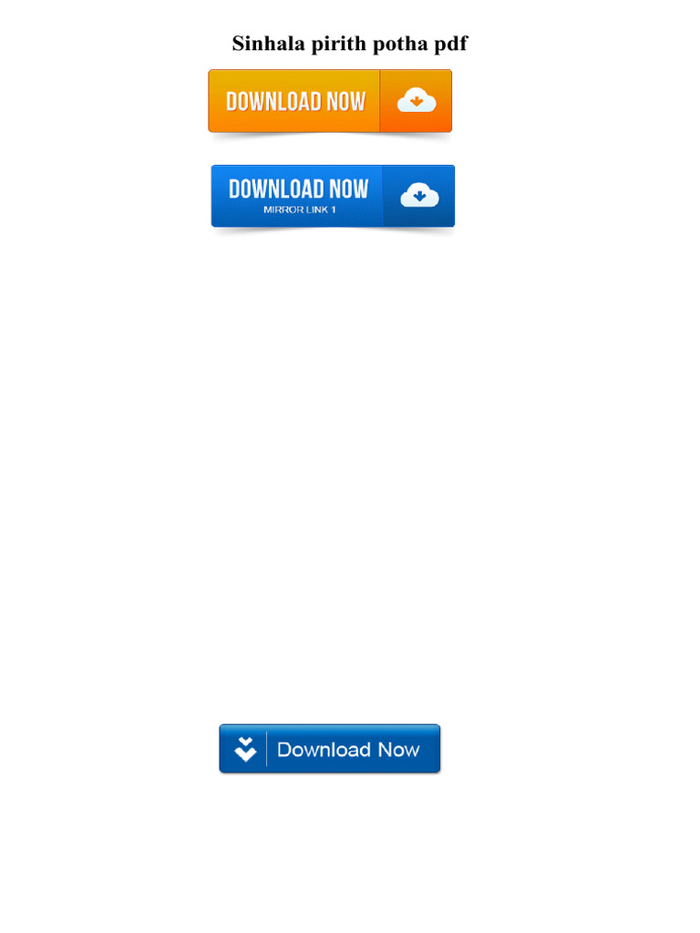 Sinhala Pirith Potha PDF | PDF | Indian Philosophy | Indian Religions