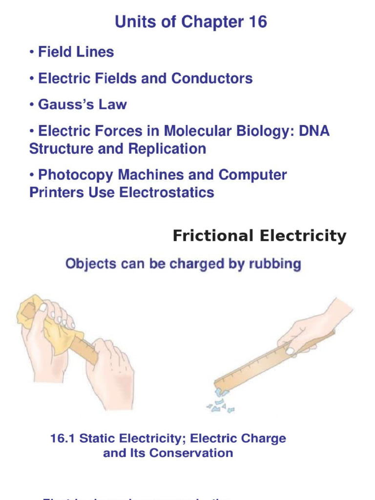 Lect1_Electric Charges and Fields | PDF