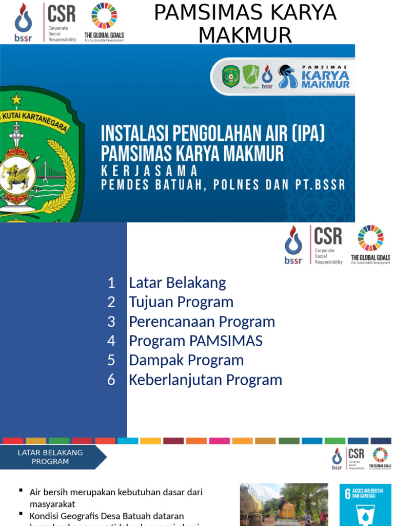 Presentasi Pamsimas - Subroto Award 2022 | PDF