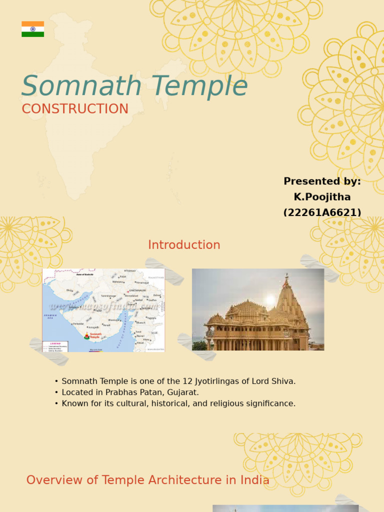 Somnath Temple Architecture | PDF | Temple | Architectural Design