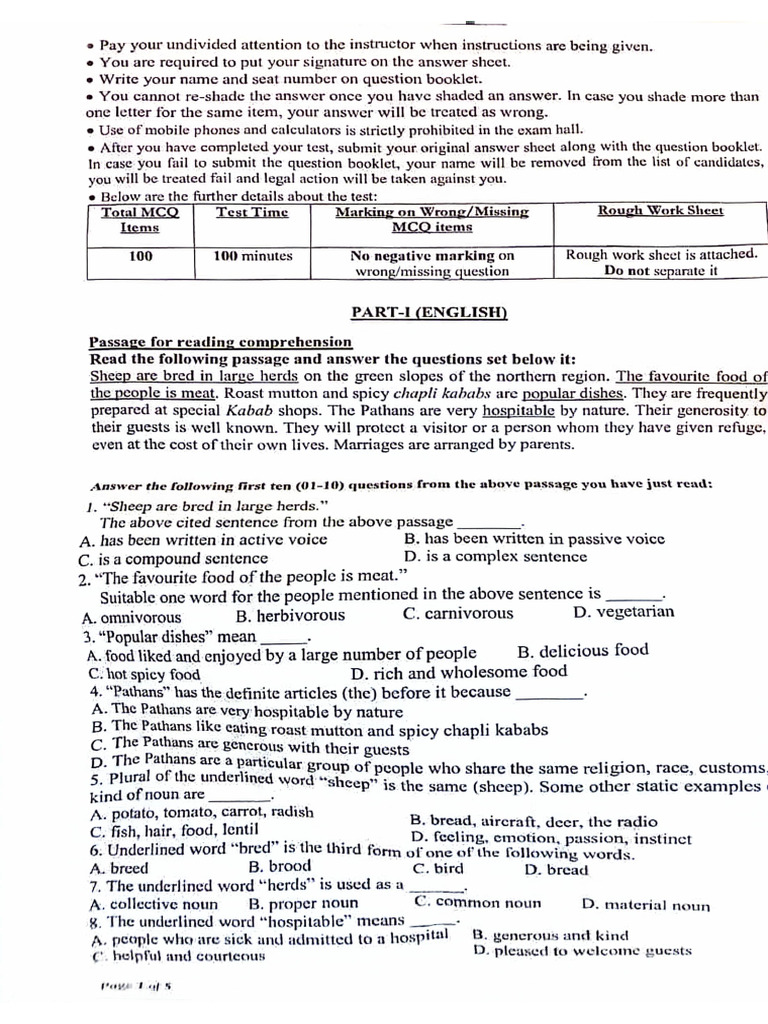 22 June 2023 Intermediate Past Paper | PDF