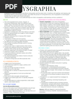 Dysgraphia Screening | PDF