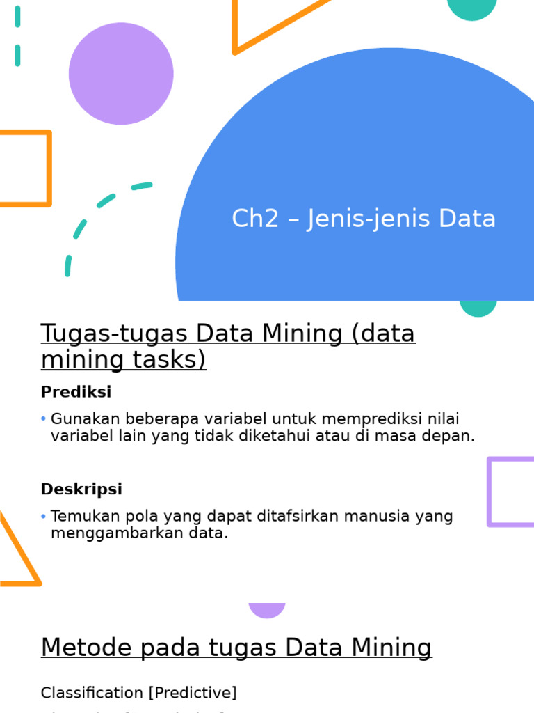 Tugas Data Mining Dan Data | PDF | Mean | Statistics