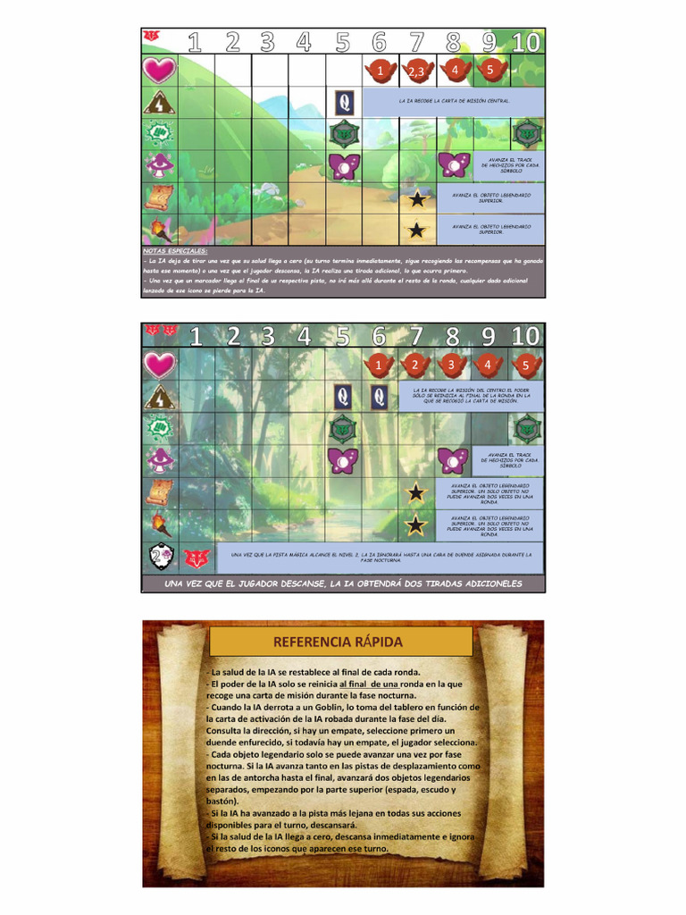 Tini Epic Quest Tarjetas Dificultad IA | PDF