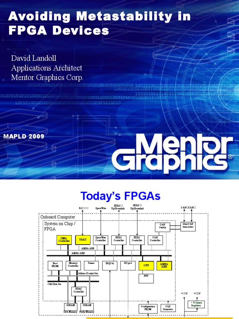 Avoiding Metastability in FPGA Devices: David Landoll Applications ...