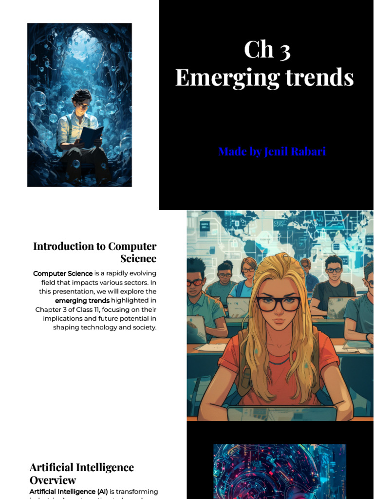 Slidesgo Exploring Emerging Trends in Computer Science Insights From ...