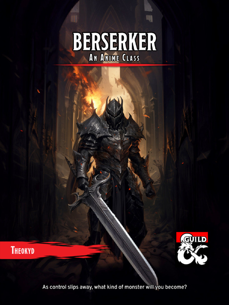 Berserker An Anime Class | PDF