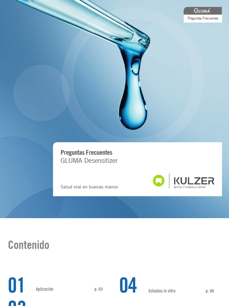 Gluma Desensitizer Better Together Preguntas Frecuentes Es | PDF ...