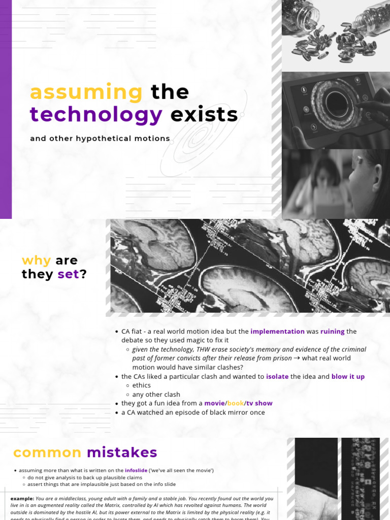 Hypothetical Debate Motions Guide | PDF | Neuroscience | Psychological ...