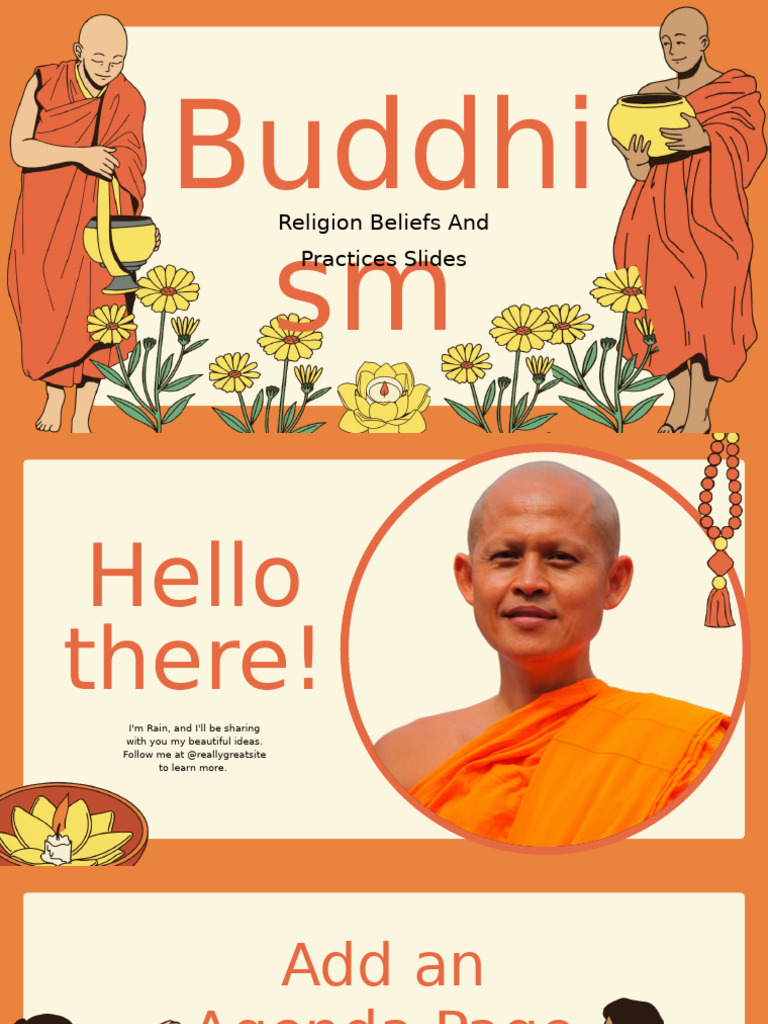 Buddhism Religion Beliefs and Practices Slides | PDF
