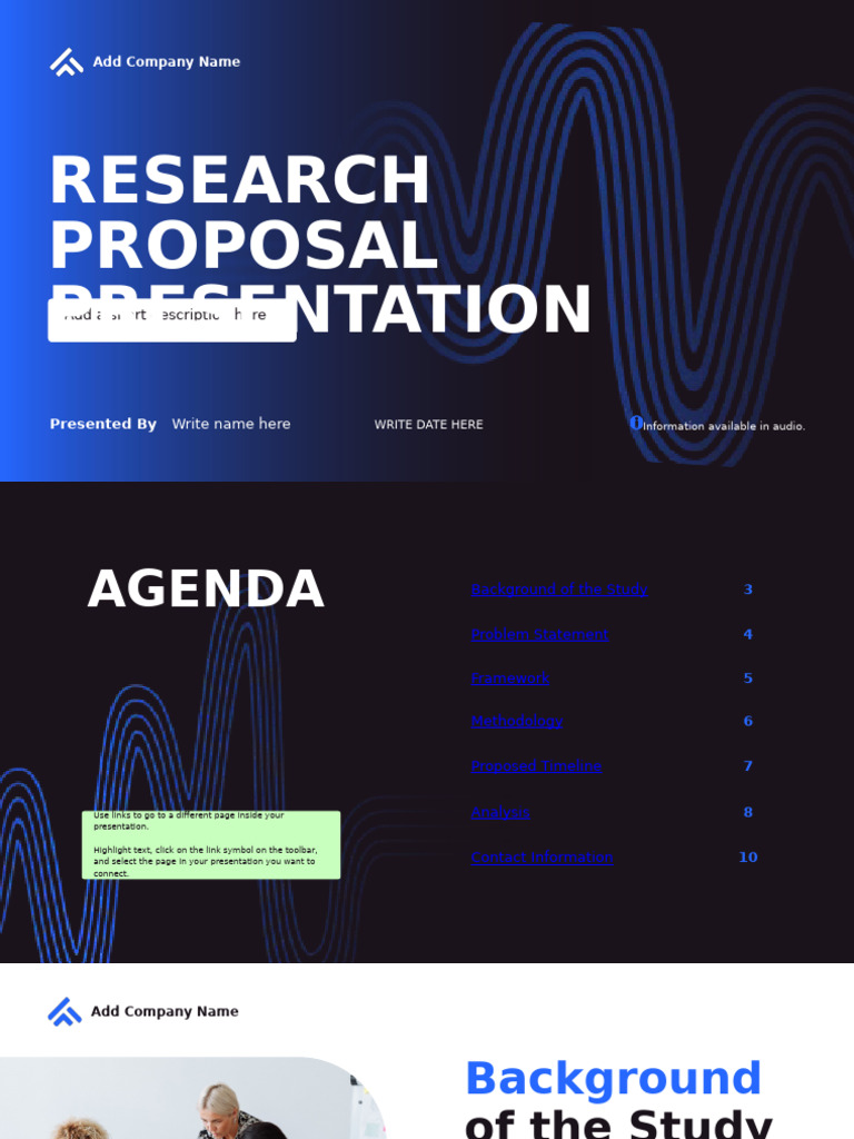 Research Proposal Presentation Guide | PDF