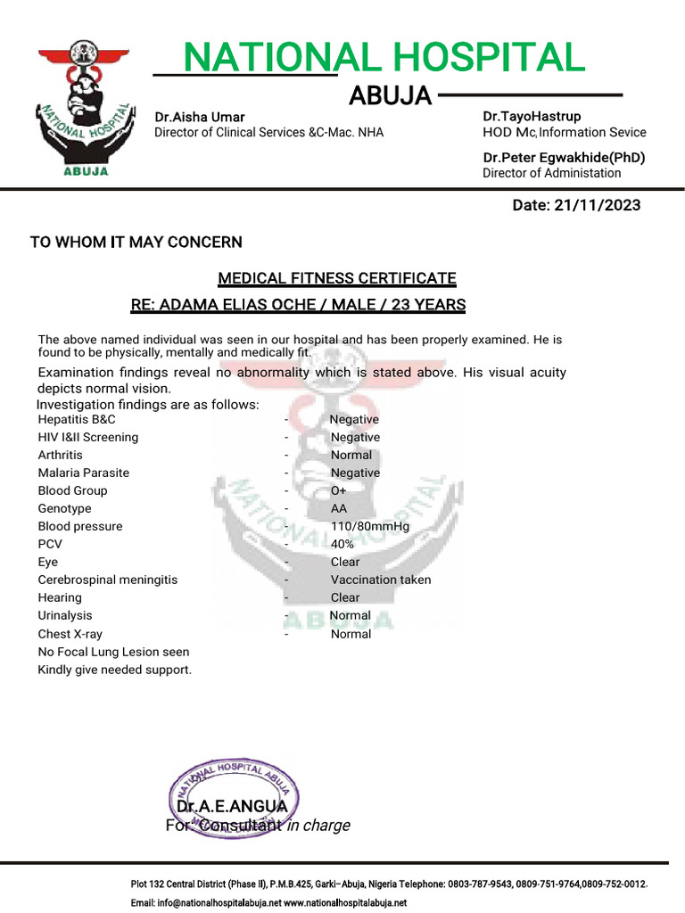 Adama Elias Oche | PDF