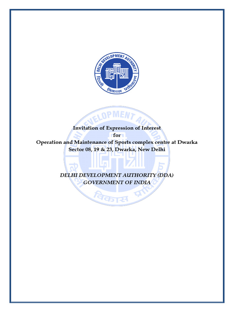 Eoi Dda Dwarka Sector 08 19 23 05 2025 | PDF