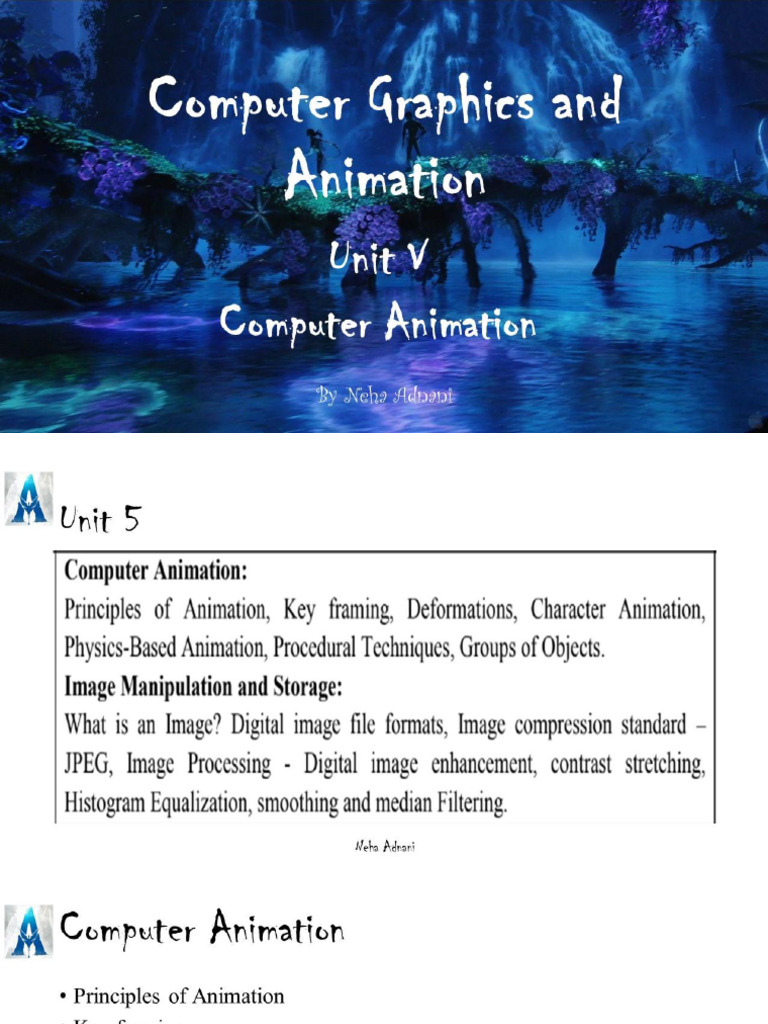 Unit 5 Chapter 10 Animation | PDF