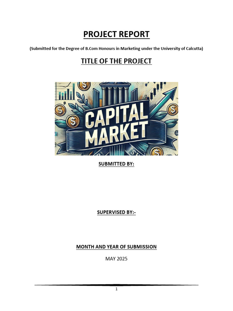 Capital Market by Ayush Baid | PDF | Financial Markets | Stocks