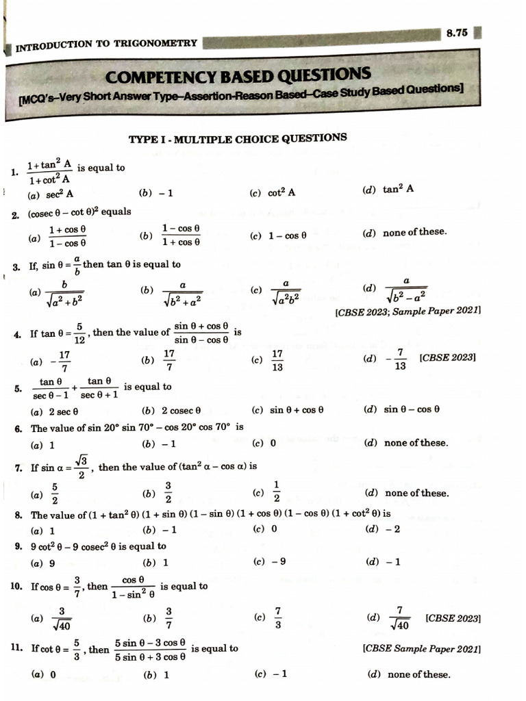 MCQ and Case Study (CH 8-14) | PDF