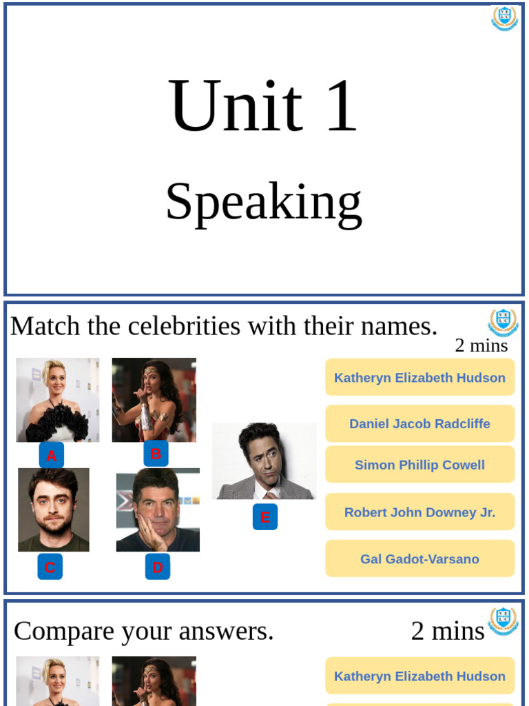 Unit 1 Speaking TR - Tint | PDF | Onomastics
