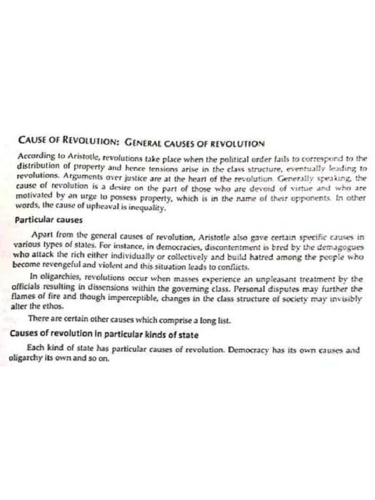 Revolution Causes General and Particular | PDF