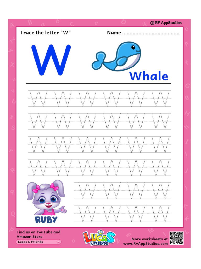 1192 Uppercase Letter Uppercase Letter W | PDF