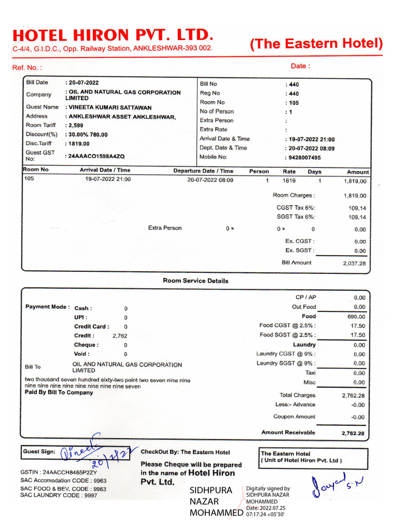 Inv Vineeta Kumari Sattavan | PDF