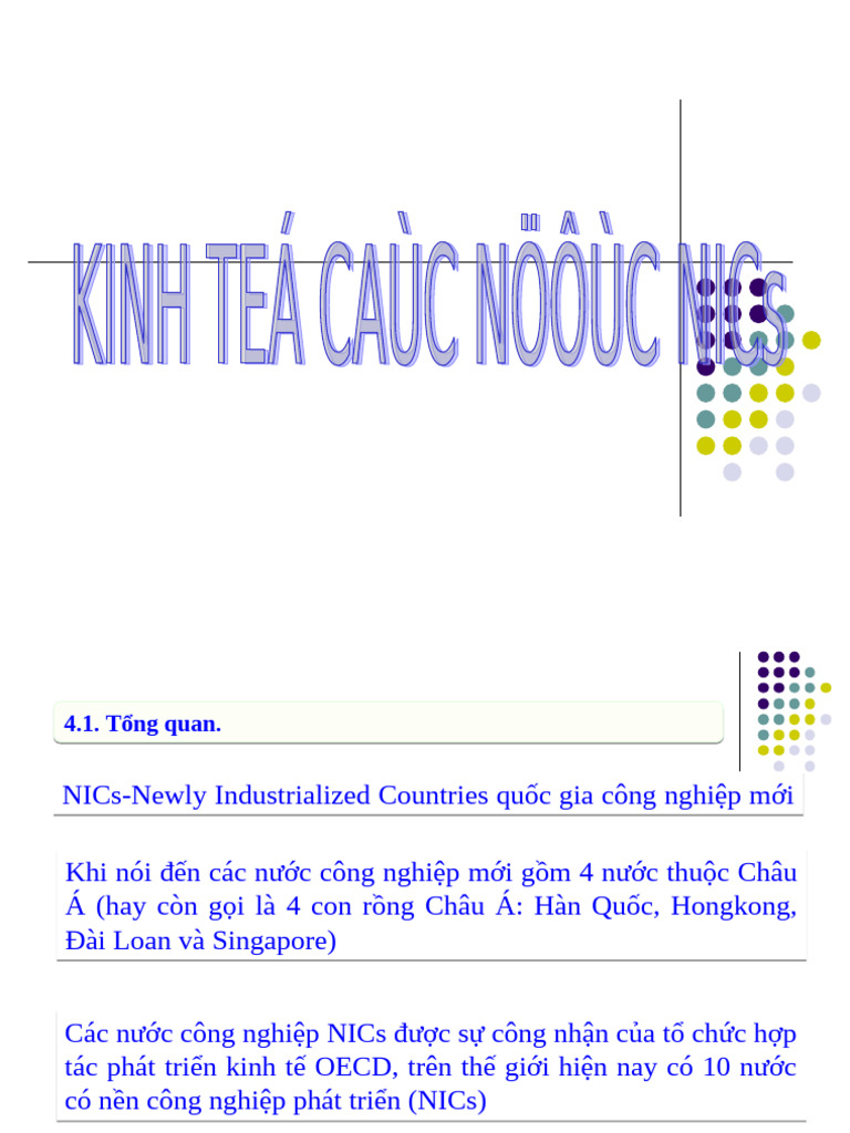 Presentation 4 Kinh Te Cac Nuoc NICs | PDF