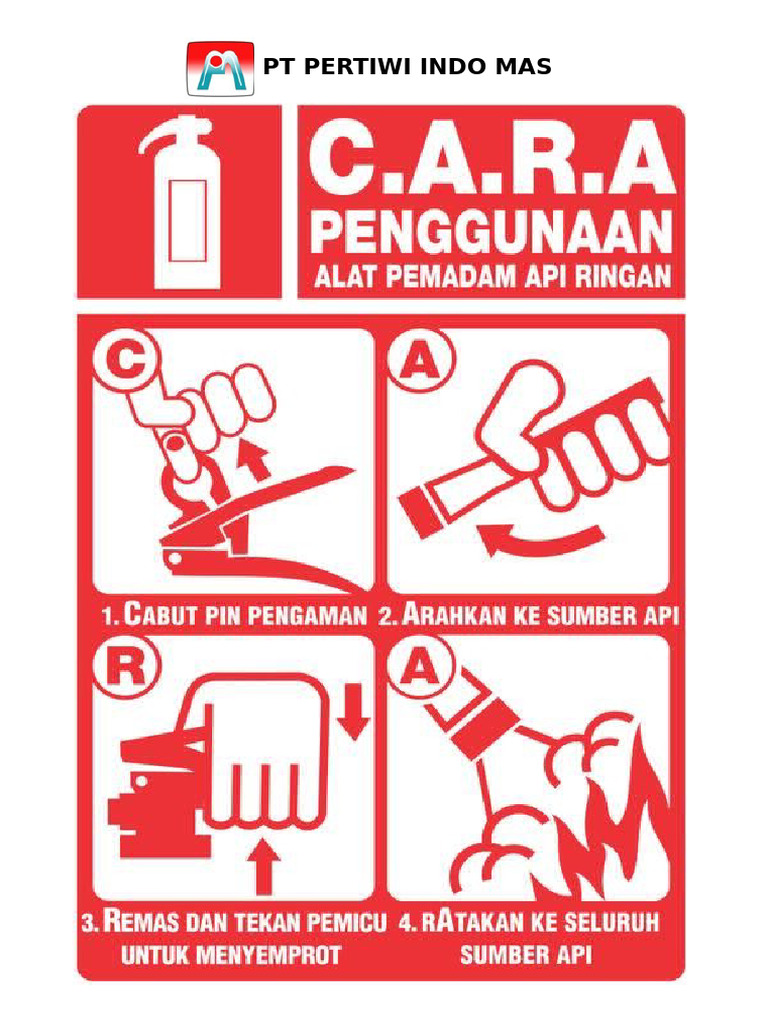 Cara Penggunaan Apar | PDF