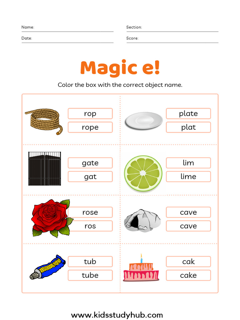 Choose Magic e | PDF