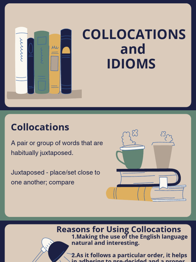 Collocations and Idioms | PDF | Adjective | Word