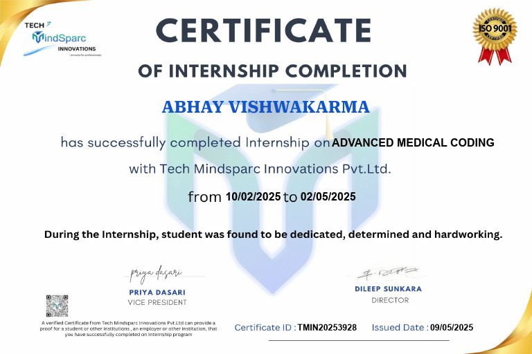 Internship Completion Certificate | PDF