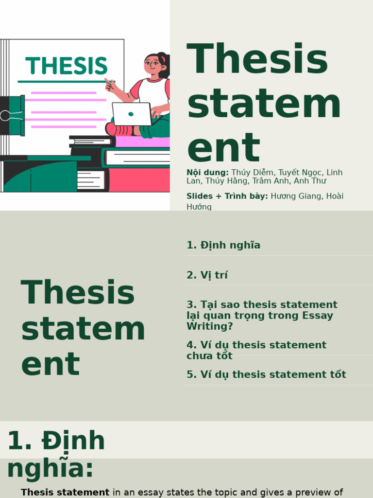 Thesis Statement | PDF