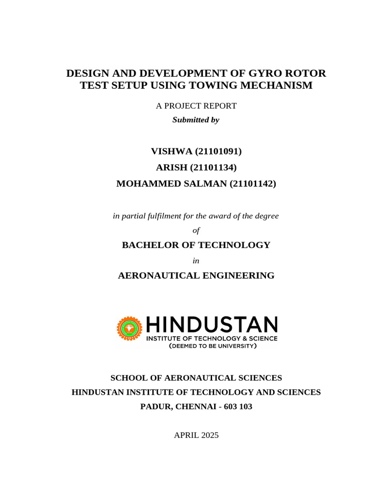 Gyro Rotor Design for Non-Powered Flight | PDF | Rotorcraft ...