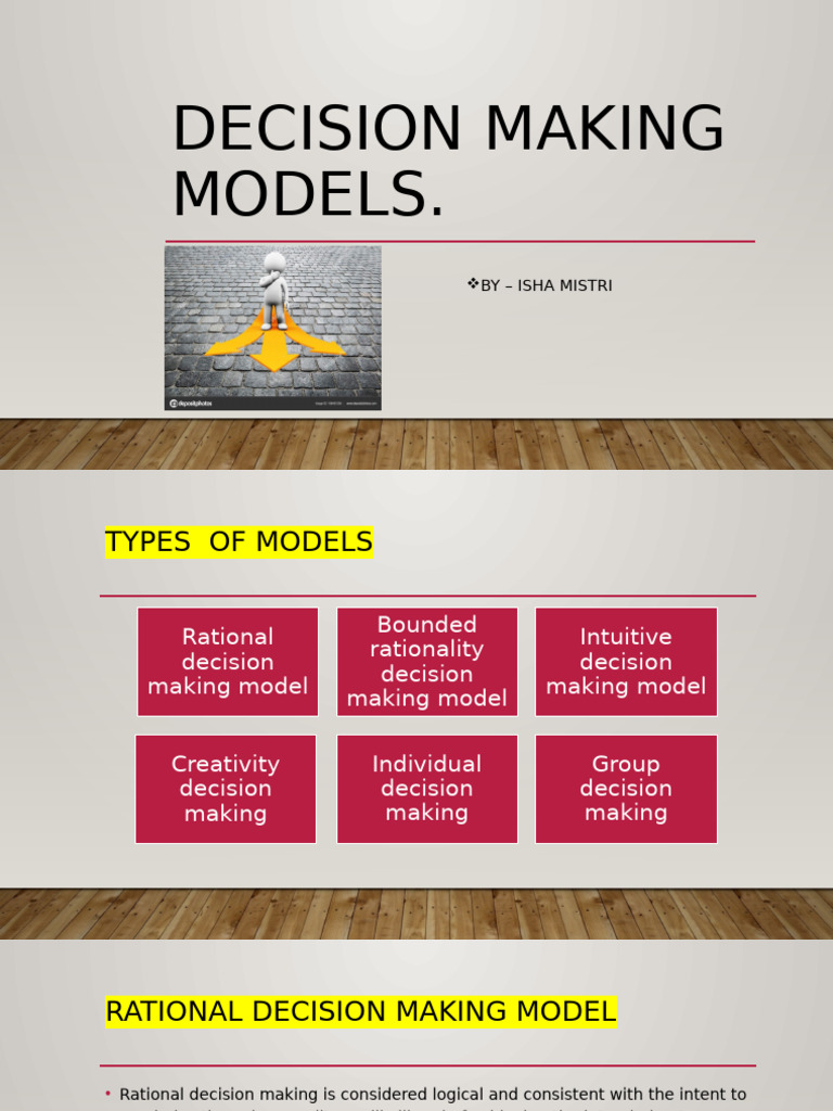 Decision Making Models | PDF | Decision Making | Rationality