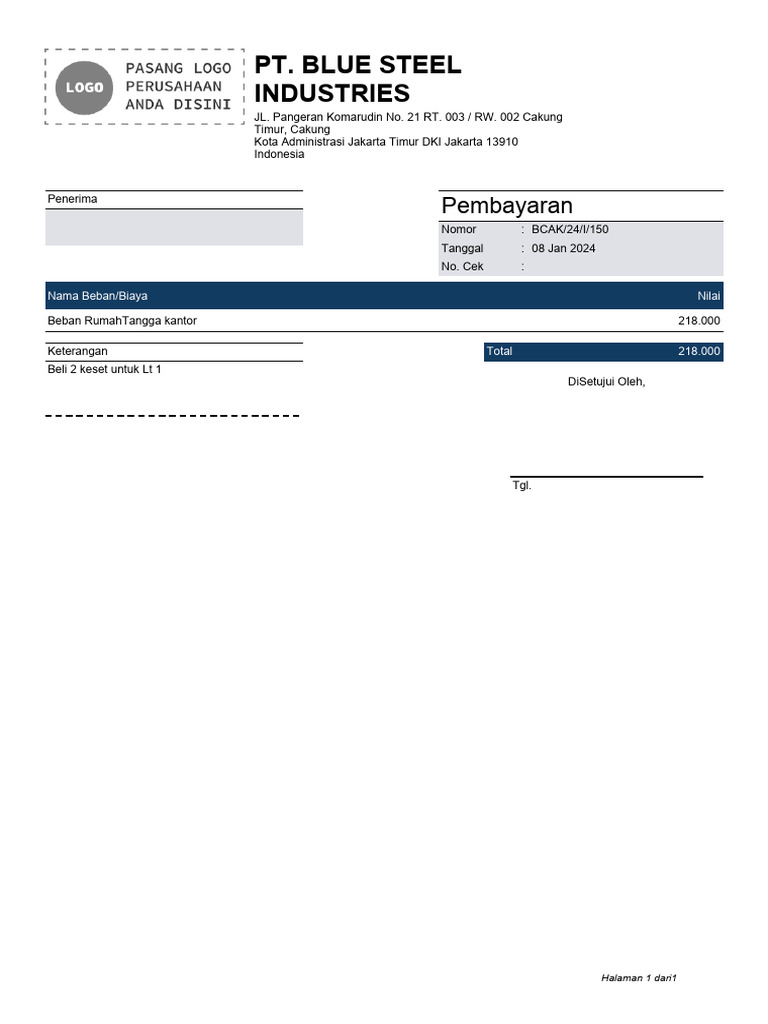 Pembayaran Default Bsi 240417160400 | PDF