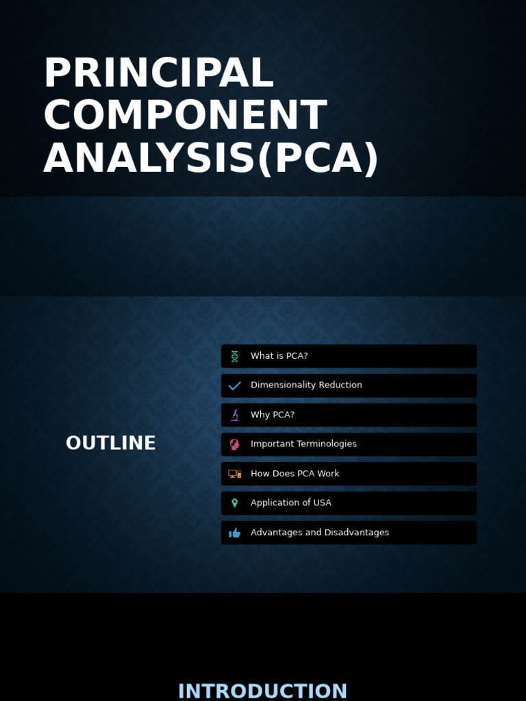 Principal Computer Analysis (PCA) | PDF | Principal Component Analysis | Eigenvalues And ...