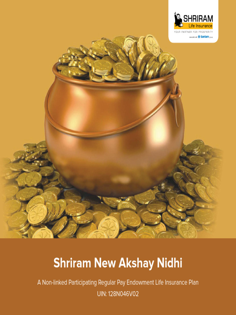 Brochure-Shriram New Akshay Nidhi V02 | PDF | Insurance | Tax Refund