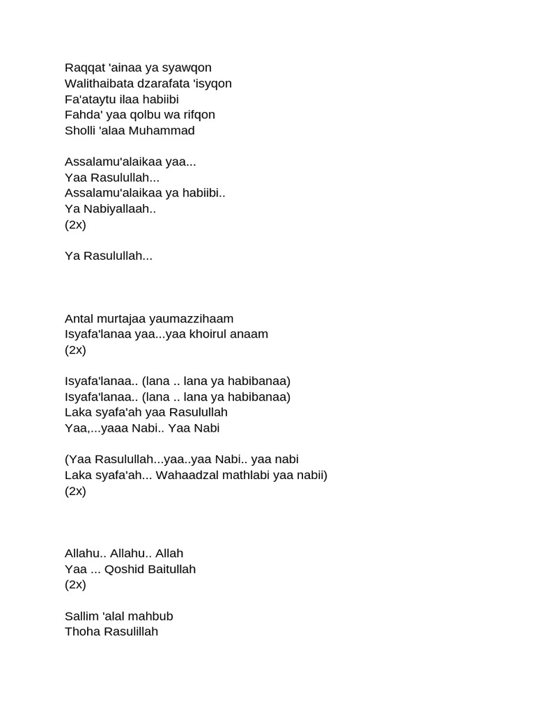 Al Barzanji | PDF | Islamic Belief And Doctrine | Quran