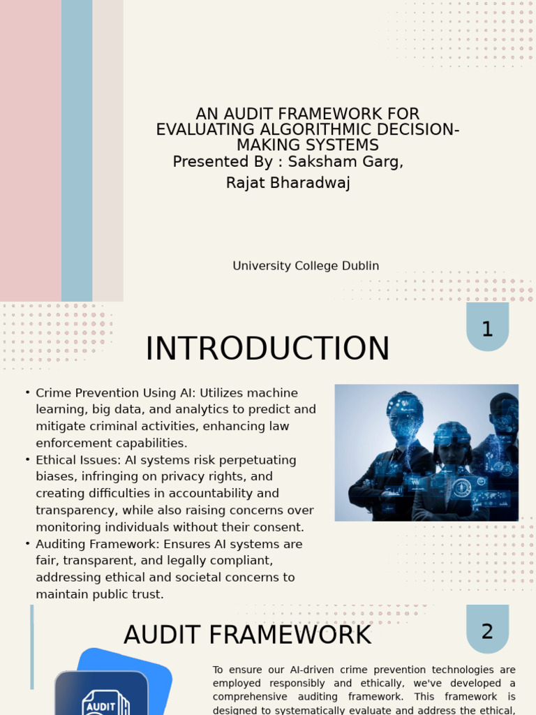 Audit Framework for AI in Law Enforcement | PDF | Artificial ...