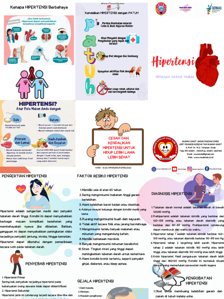 Leaflet HIPERTENSI - 20241115 - 053649 - 0000 | PDF