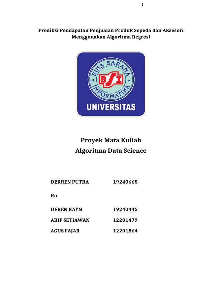 Template Makalah Project UAS ADS | PDF